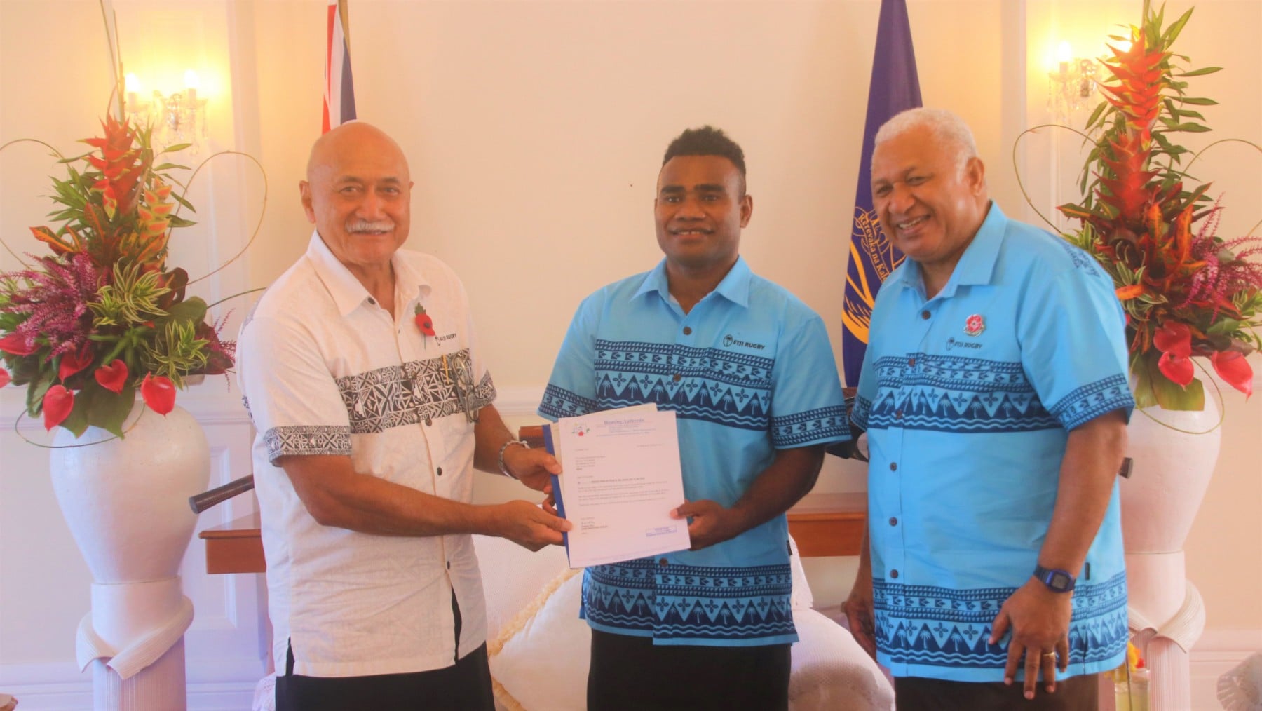 Jerry Tuwai presented with land title - The Fiji Times