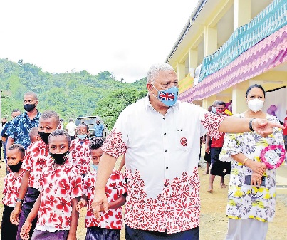 Bainimarama urges parents to have children vaccinated - The Fiji Times