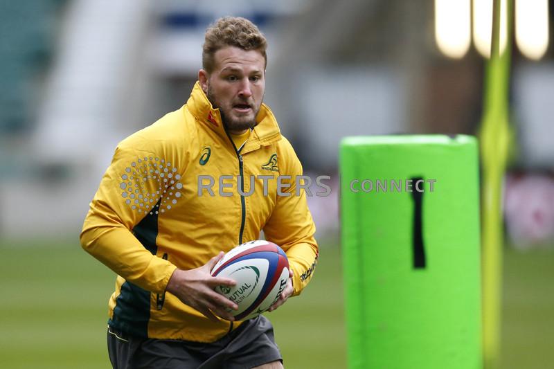 Rugby-Front row shuffle for Australia as Hoskins set for debut v ...