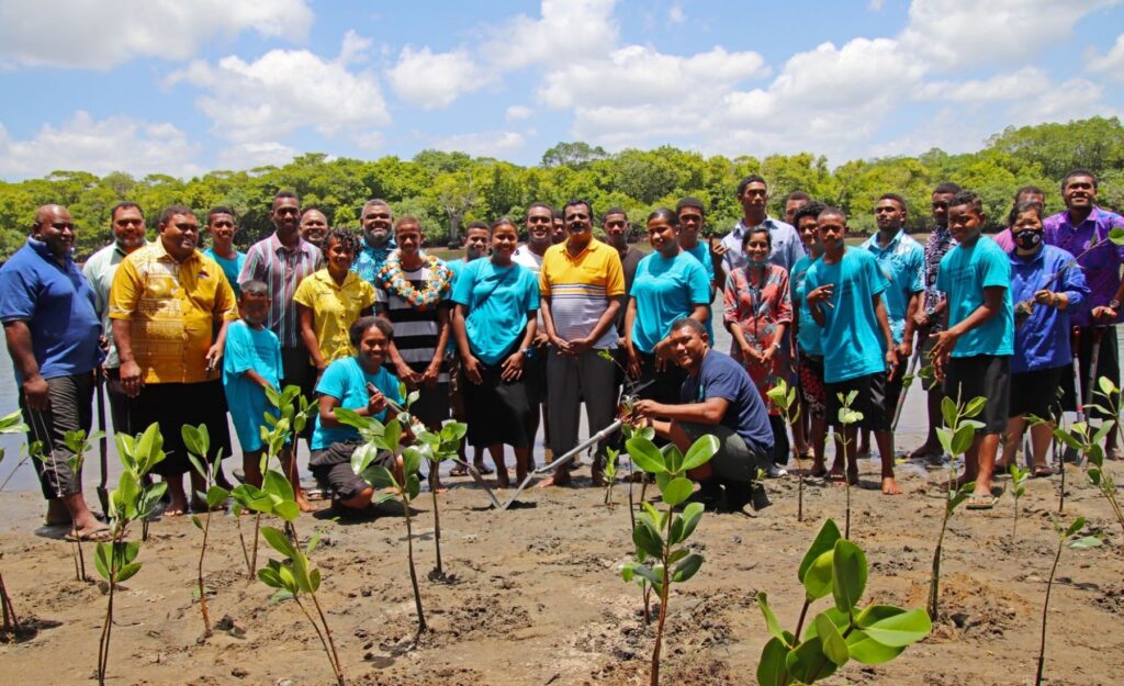 Youths plant mangrove trees - The Fiji Times