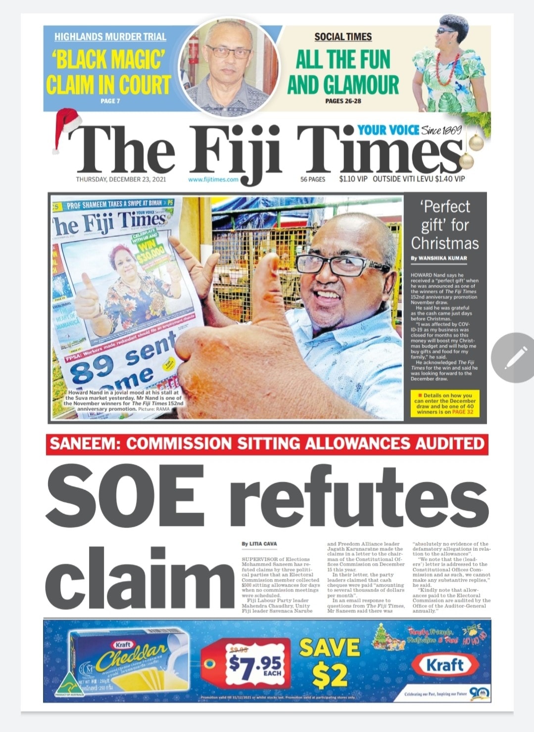 From the Editor-in-Chief's desk: Your December 23 briefing - The Fiji Times