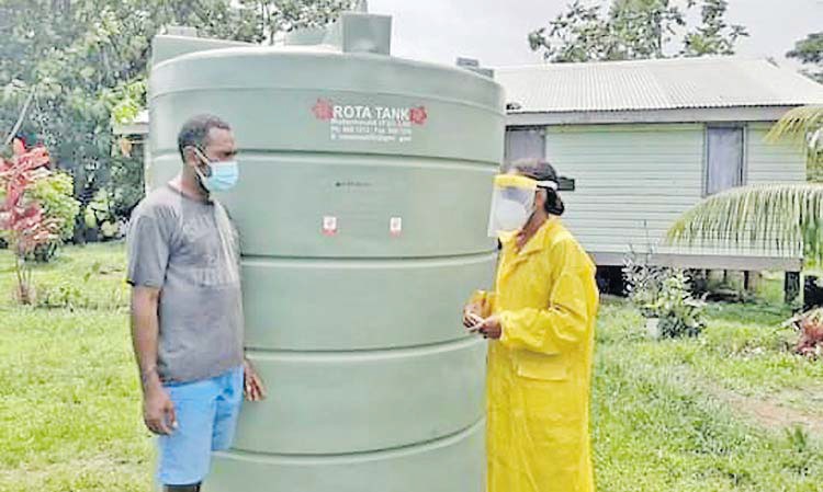 NGO delivers water tanks to settlements - The Fiji Times