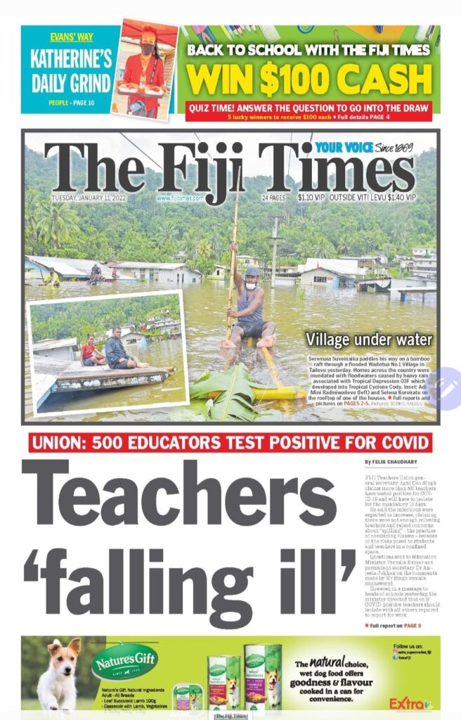 From the Editor-in-Chief's desk: Your January 11 briefing - The Fiji Times