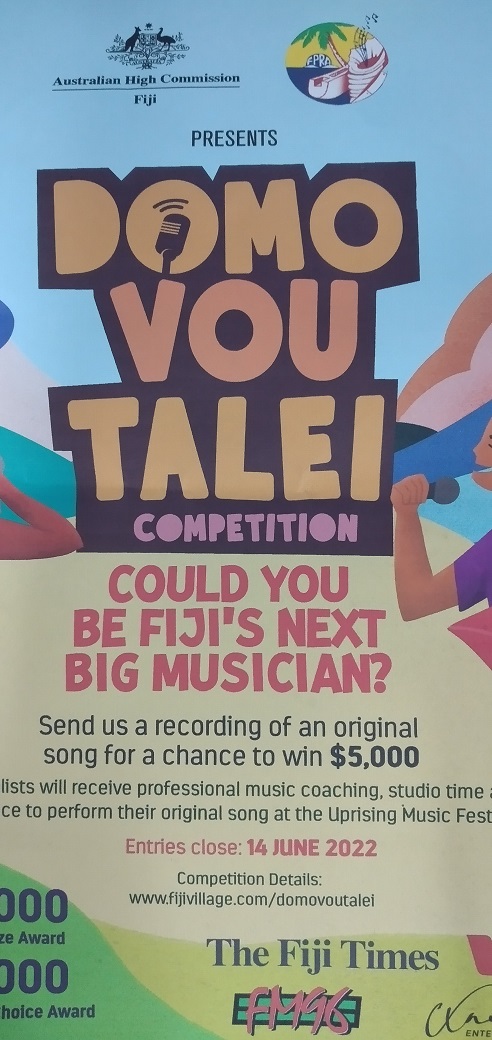 Domo Vou Talei music competition launched in Suva - The Fiji Times