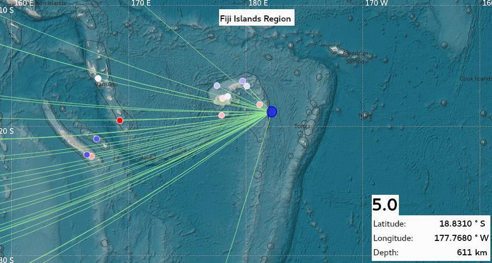 Seismic activity: 5.0 magnitude earthquake recorded in Lau region - The ...