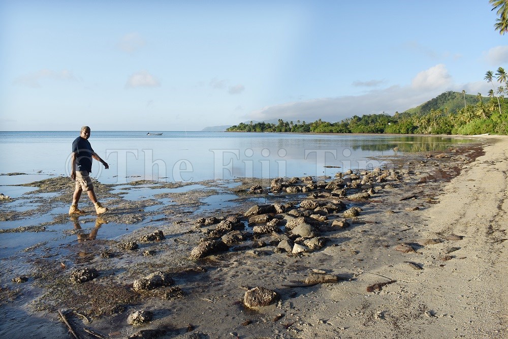 Storm surges destroy village burial ground - The Fiji Times