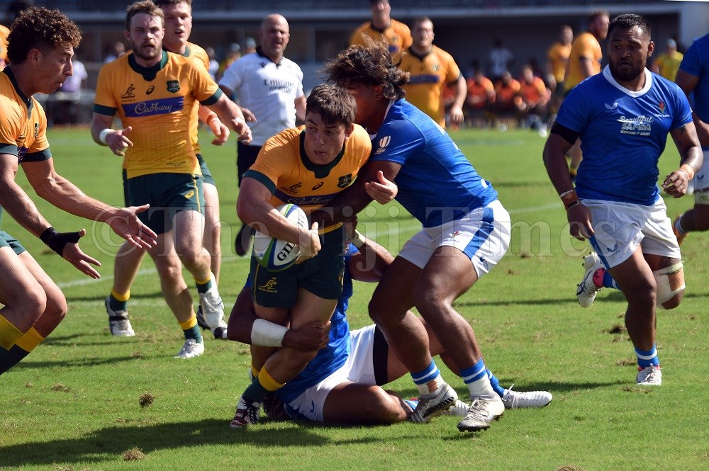 Samoans contain Australians in opener - The Fiji Times