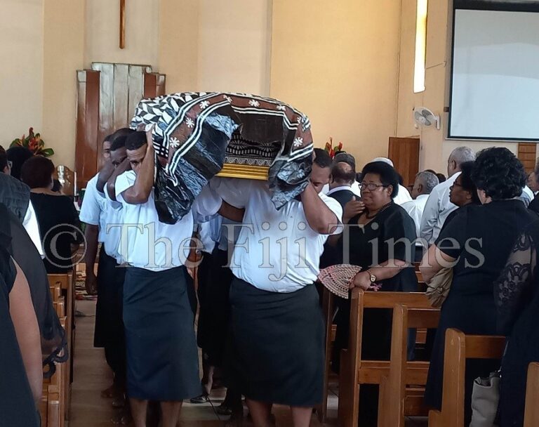 Family and friends farewell Ratu Rabici - The Fiji Times