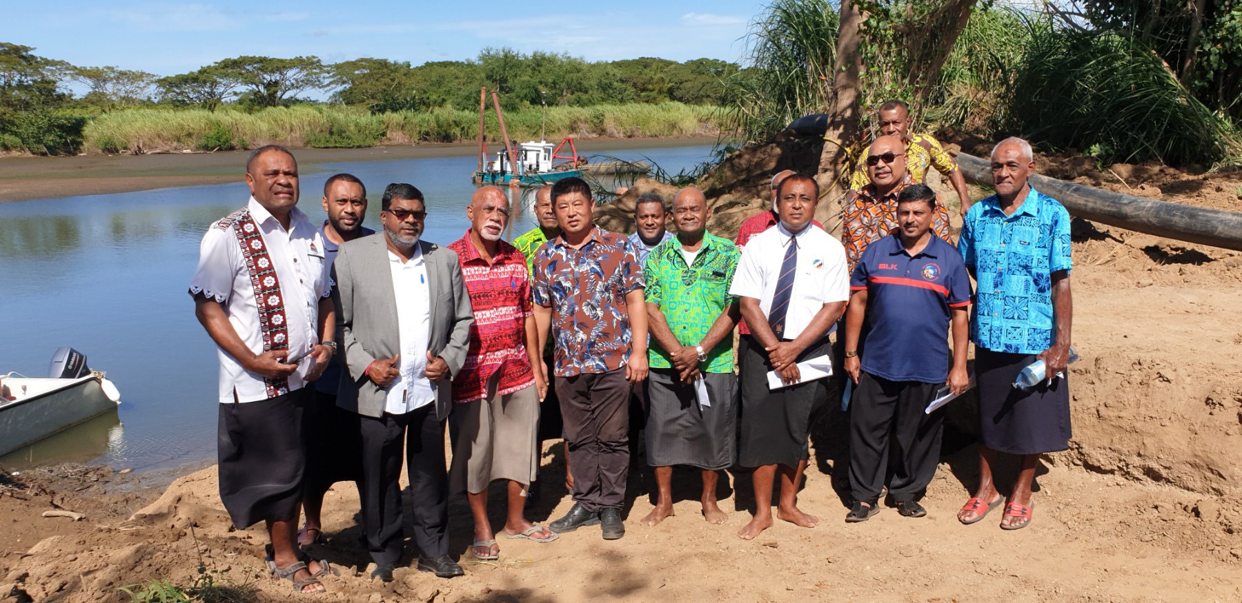 Dredging works to protect town from flooding - The Fiji Times