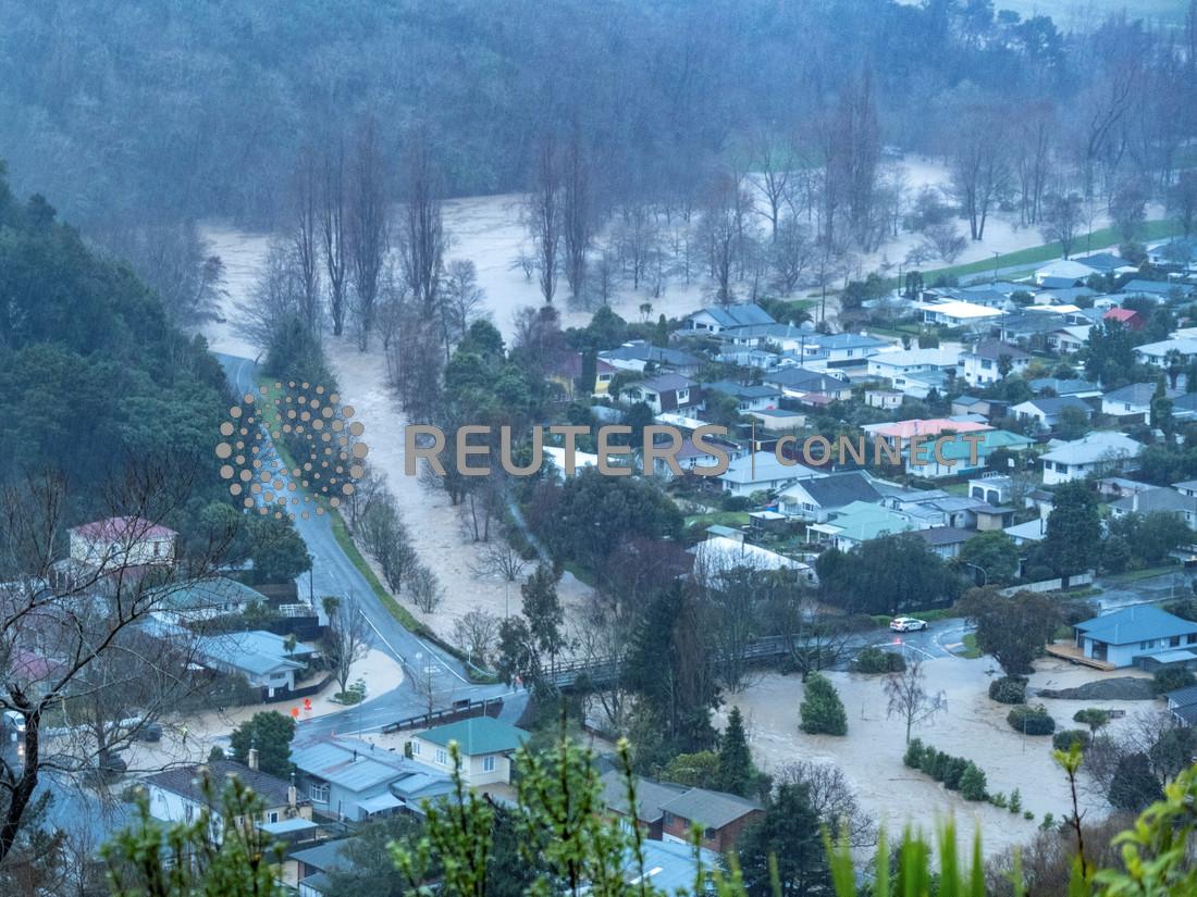 Rains pounding New Zealand ease but more forced from homes - The Fiji Times