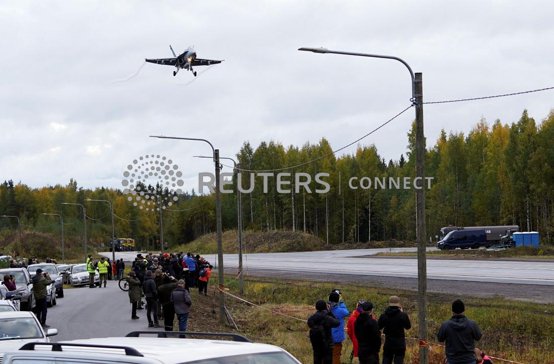 Finland closes highway for fighter jet drill for first time in decades ...