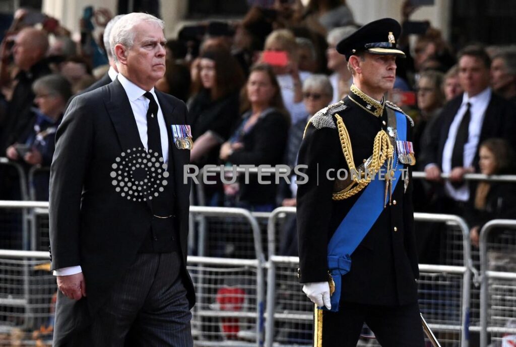 Disgraced Prince Andrew, back in the spotlight but still out in the ...