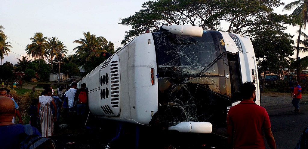 Bus collides with locomotive - The Fiji Times