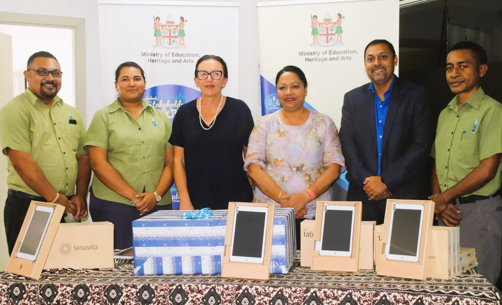 Rural primary schools receive tablets - The Fiji Times