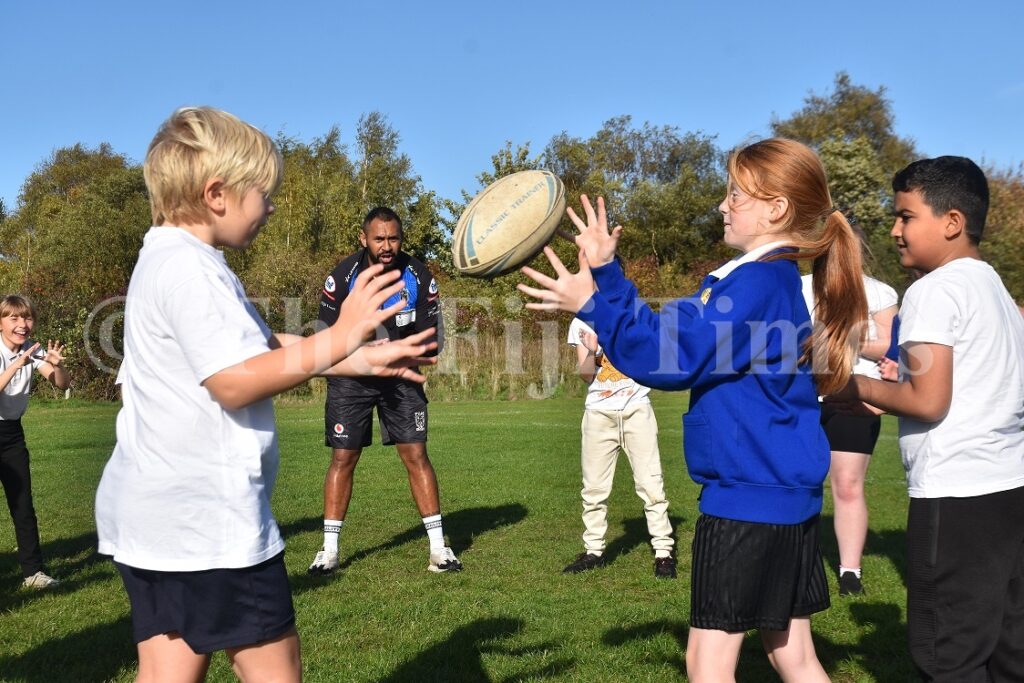 Fiji Bati reps visit Hull school kids - The Fiji Times