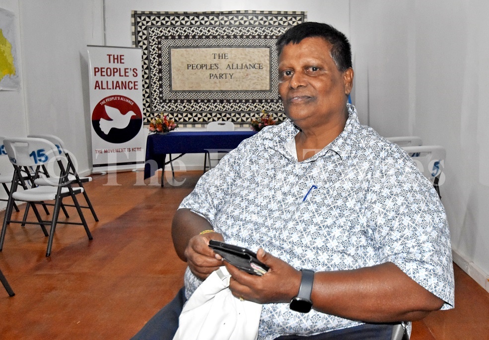 Naicker to rely on experience - The Fiji Times