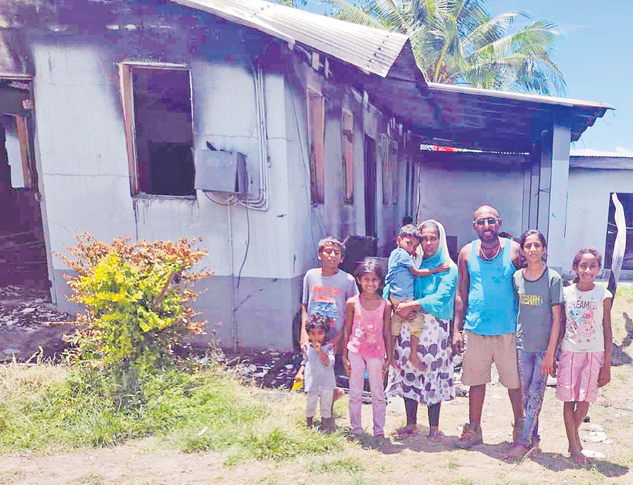 Bleak Christmas for Lautoka family after fire destroys home - The Fiji Times