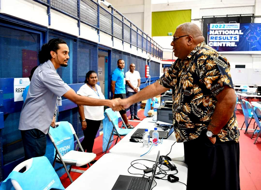 2022 General Election : President visits results centre - The Fiji Times