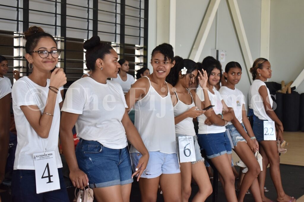Youths turn up for model audition - The Fiji Times