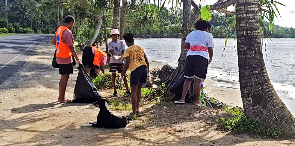 Picking up the pieces: Villagers clean beach - The Fiji Times