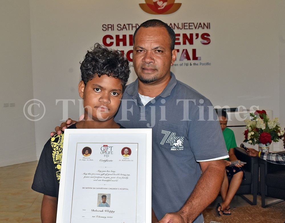 He’ll travel any distance for daughter’s heart - The Fiji Times