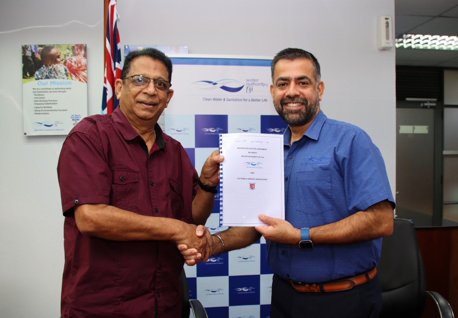 Agreement assures working in good faith between WAF and FPSA - The Fiji ...