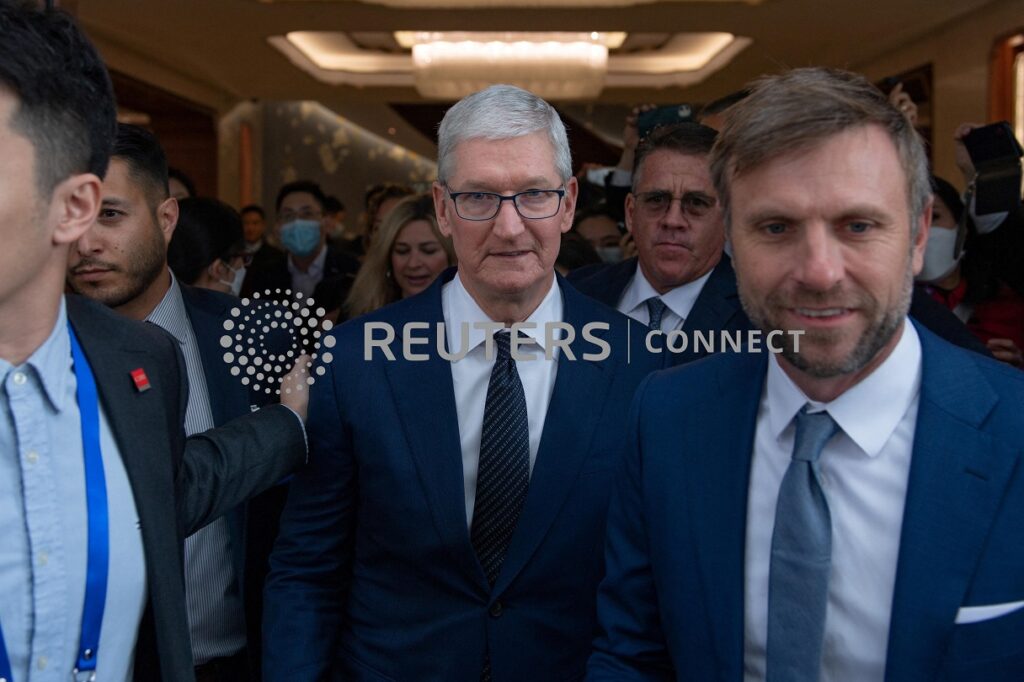 Apple CEO praises China's innovation, long history of cooperation on ...