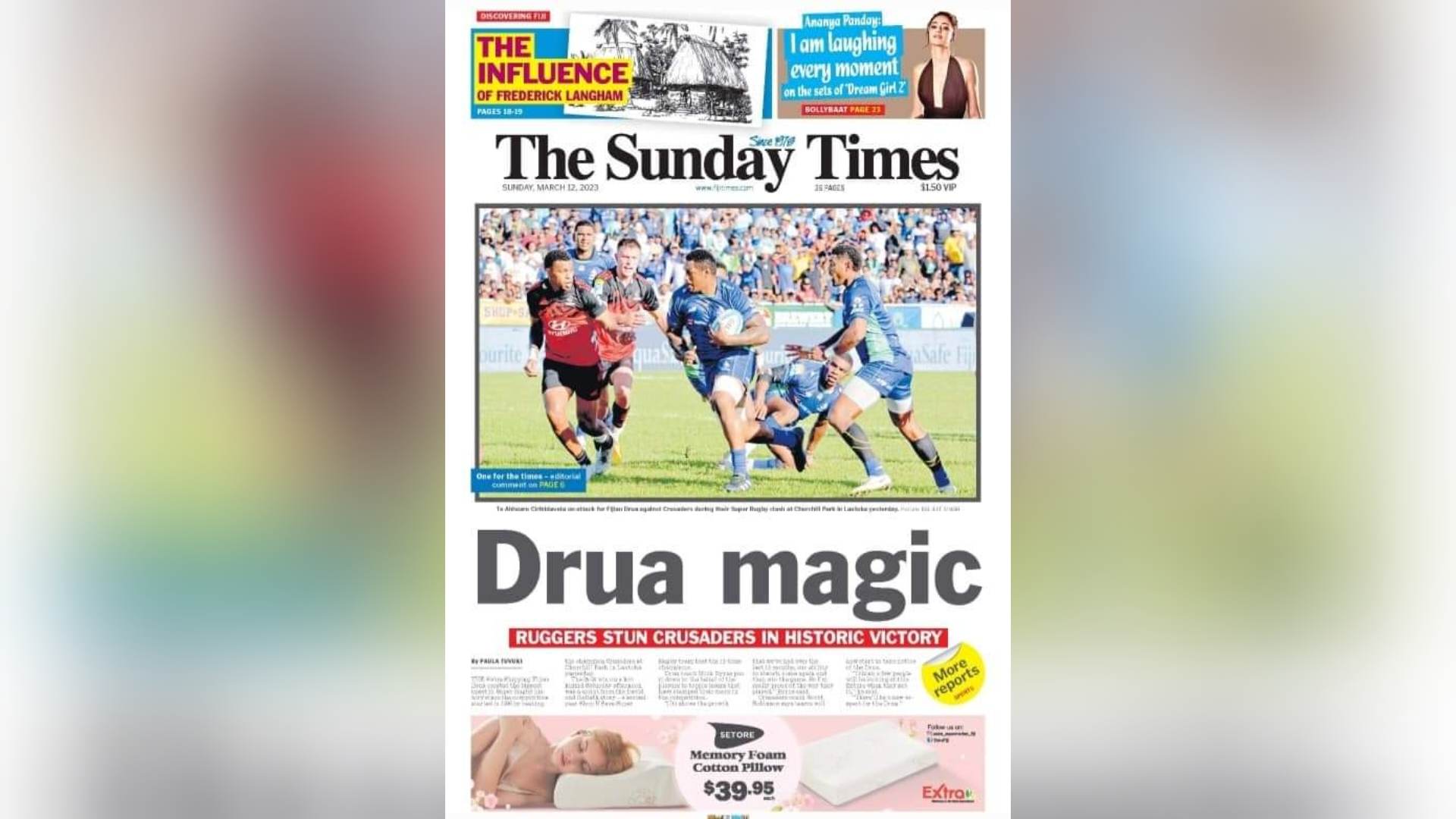 From the Editor-in-Chief’s desk: Your March 12 briefing - The Fiji Times