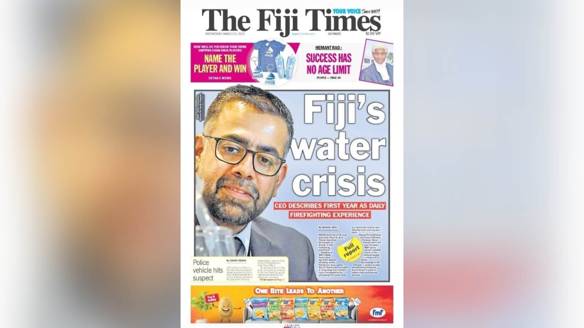 From the Editor-in-Chief’s desk: Your March 22 briefing - The Fiji Times