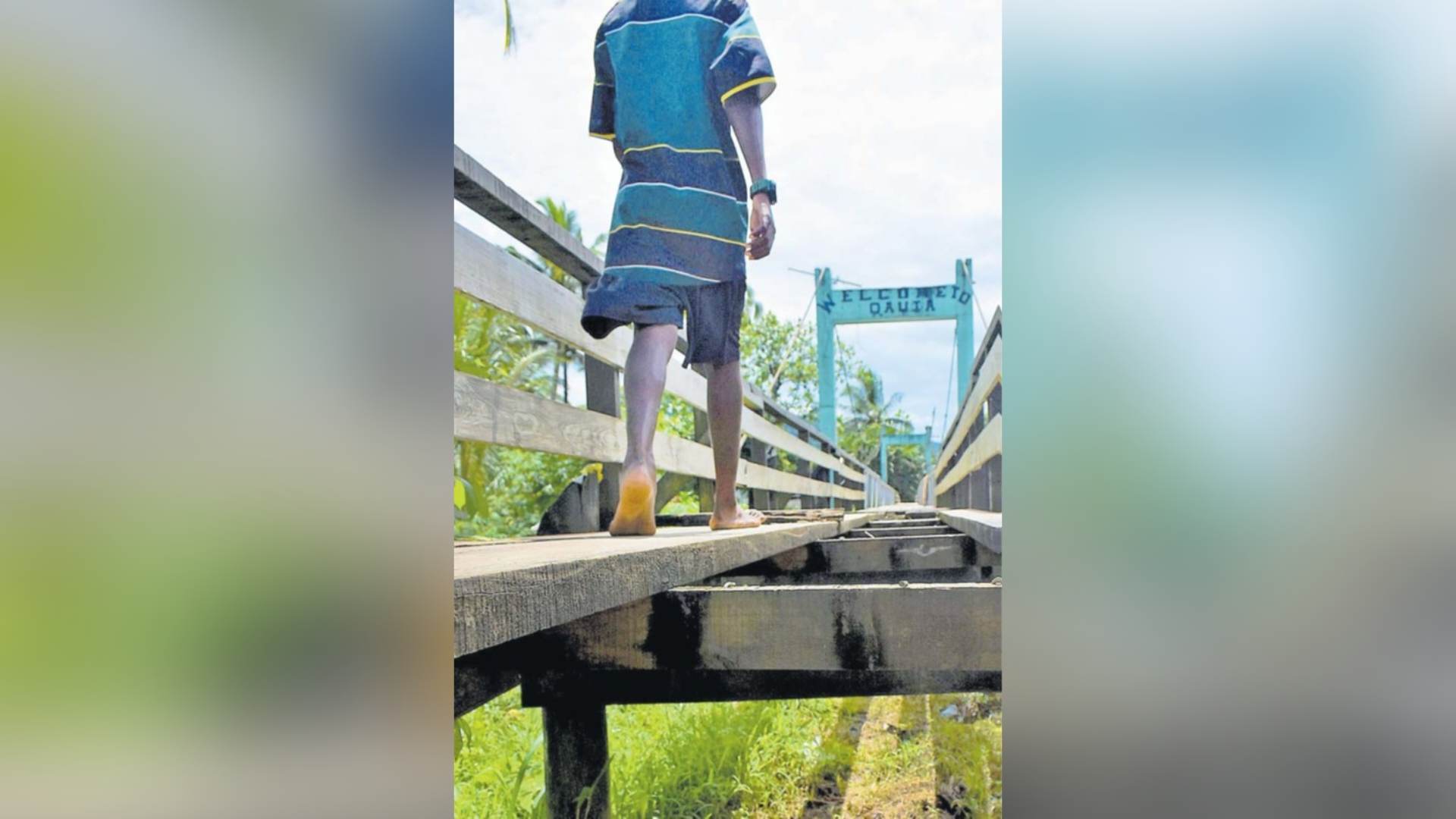 Resident says wooden bridge is a time bomb - The Fiji Times
