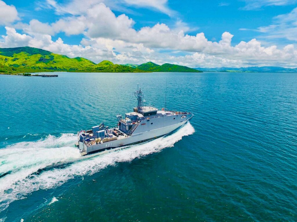 Navy vessel returns - The Fiji Times