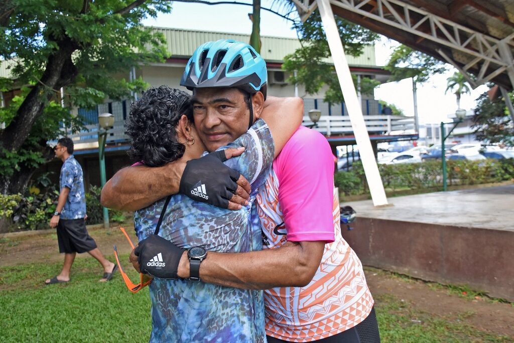 Duo cycles 200km to raise funds for young man's cancer treatment - The Fiji Times