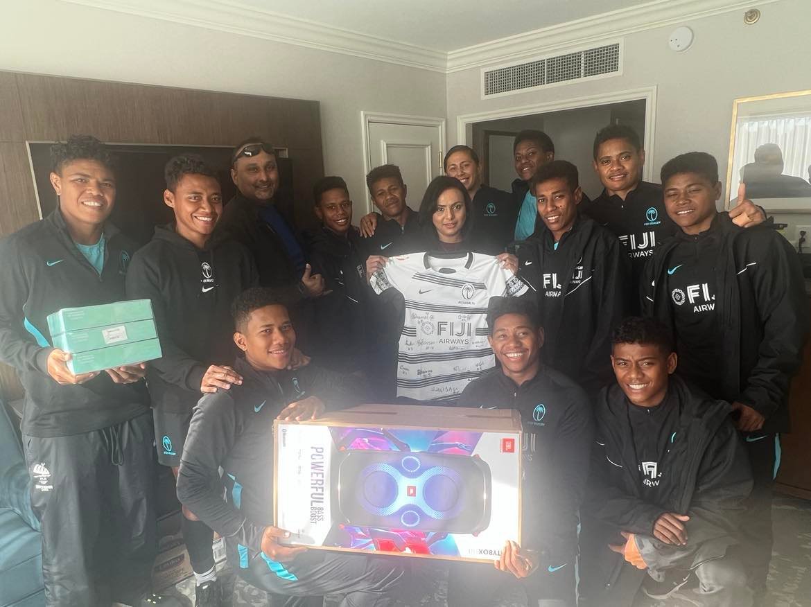 Silvia supports Fijiana 7s teams - The Fiji Times