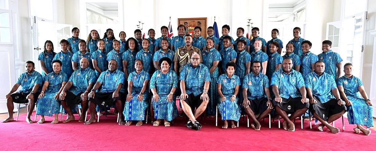 Fijiana Drua present i-tatau at State House - The Fiji Times