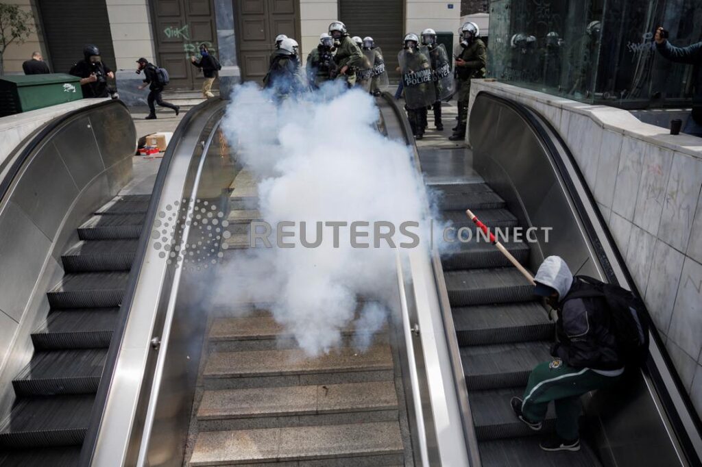 Greeks protest over deadly train crash, station master jailed pending ...