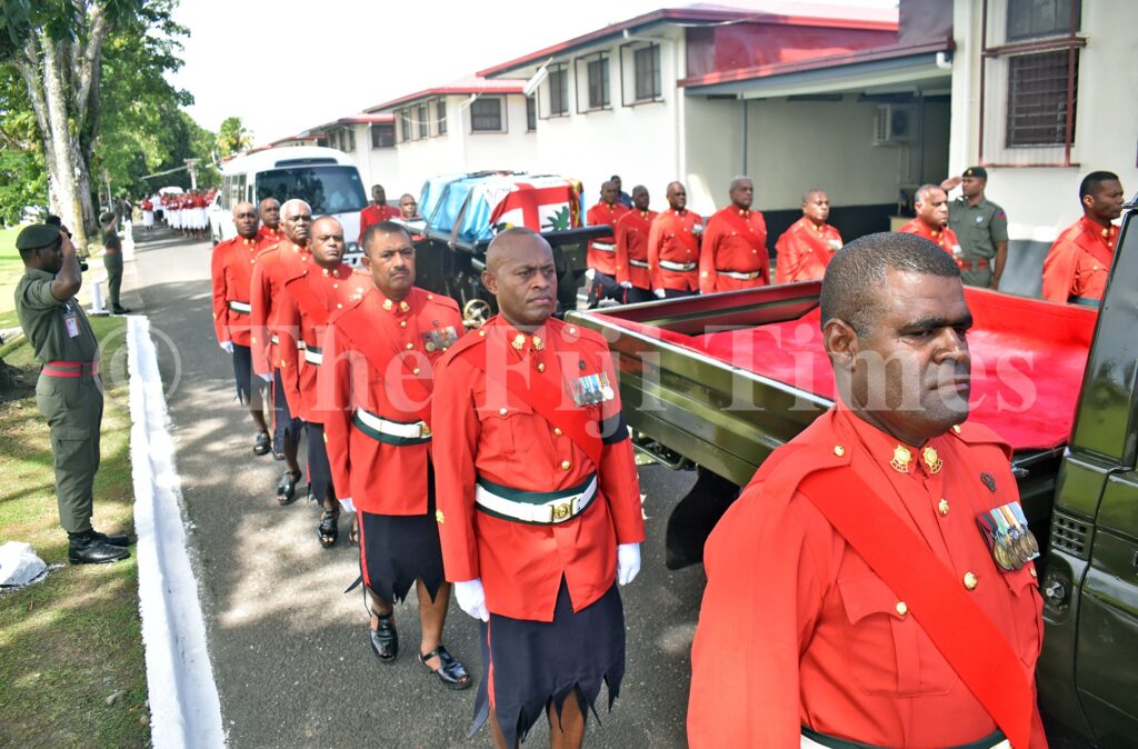 Full guard of honour for Ratu Epeli Ganilau - The Fiji Times