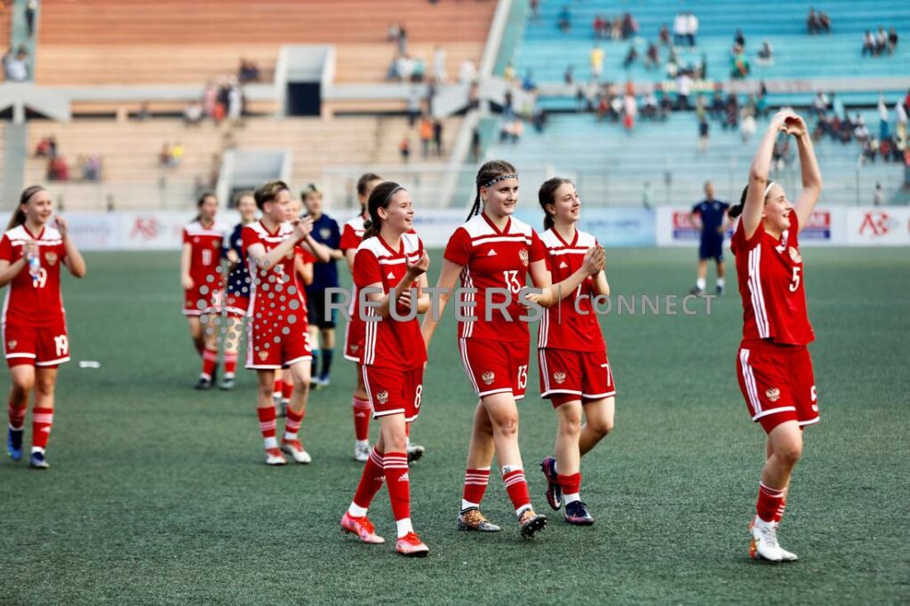 Russian U17 women's team play international in Bangladesh despite ban ...