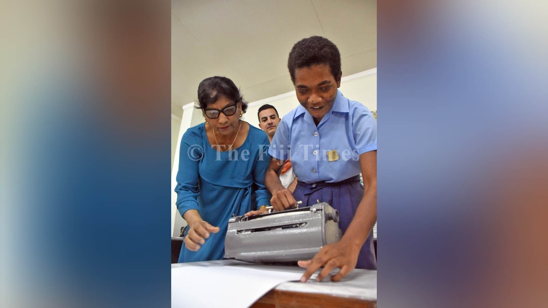 NZ gifts school 10 Braille machines - The Fiji Times