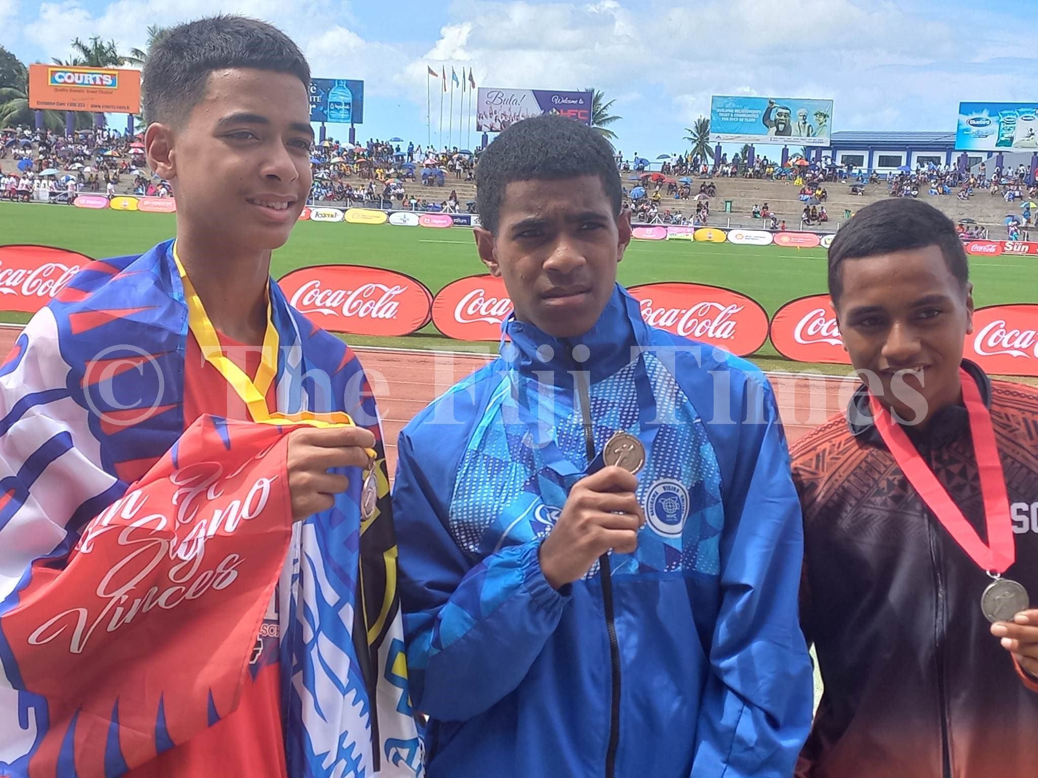 Coke Games 2023 | Gold for Loboilagi in the junior boys high jump - The Fiji Times