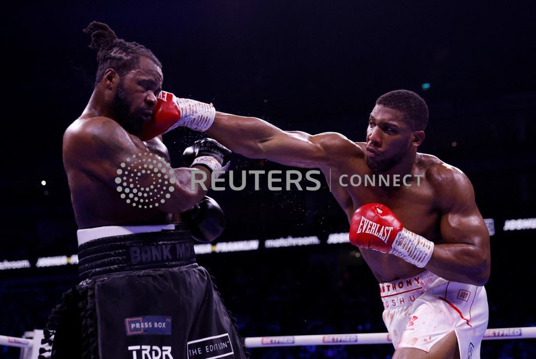 Joshua beats Franklin to draw a line under two Usyk defeats - The Fiji ...
