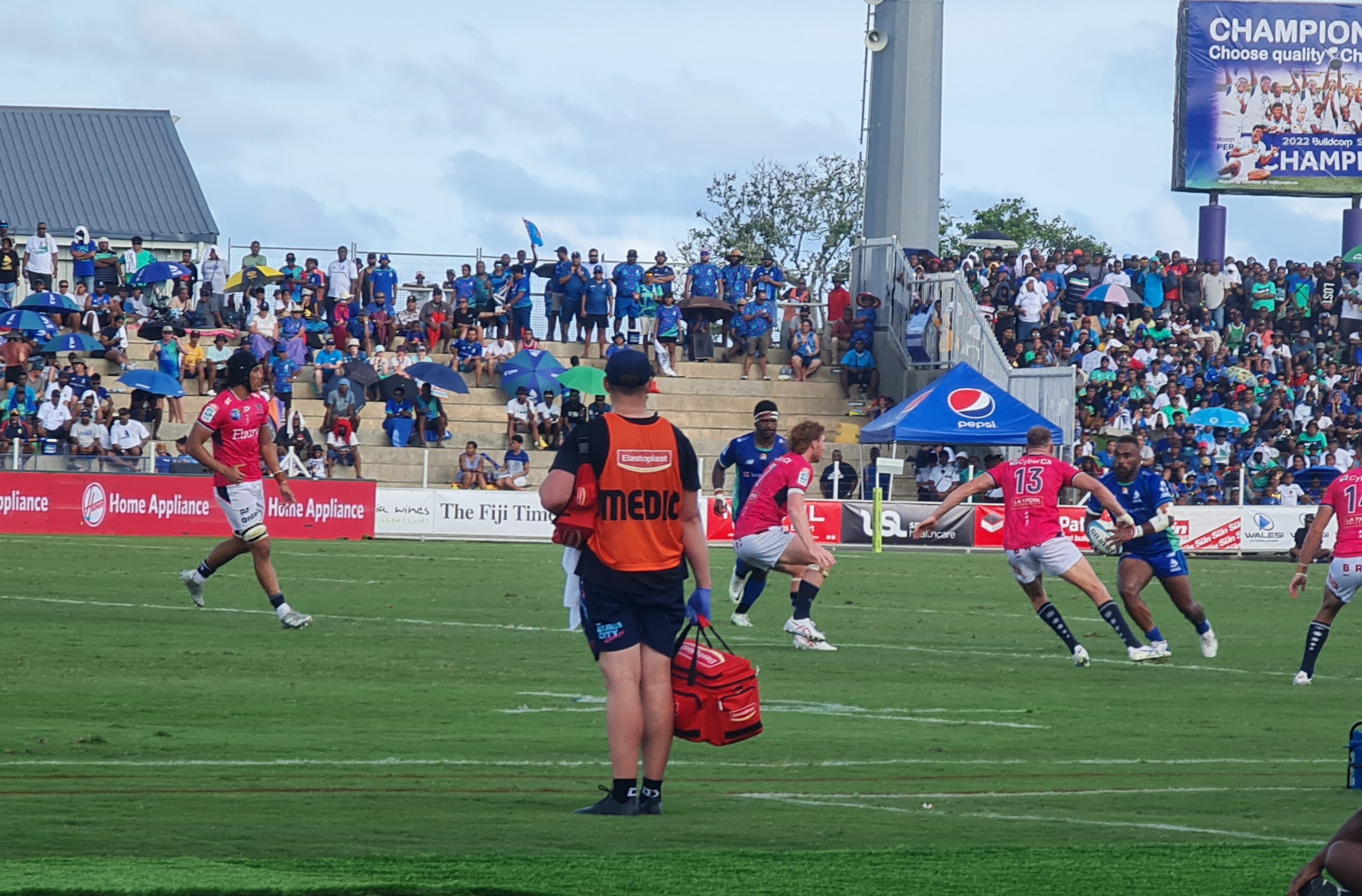 Super Rugby Pacific: Fijian Drua lead Melbourne Rebels at half time ...