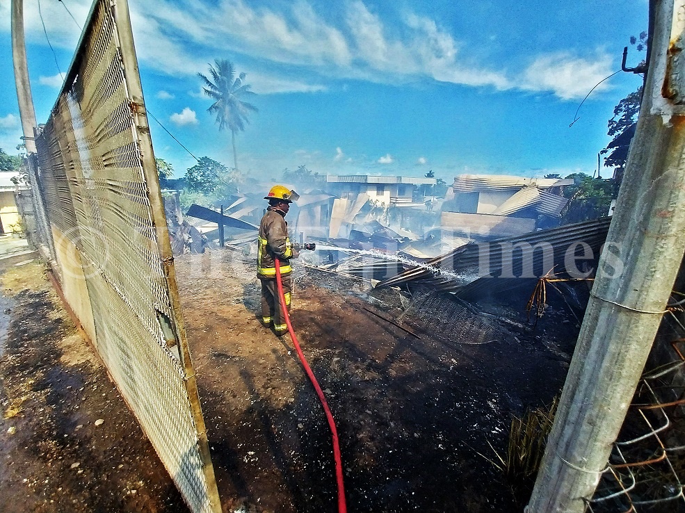 Blaze destroys three homes - The Fiji Times