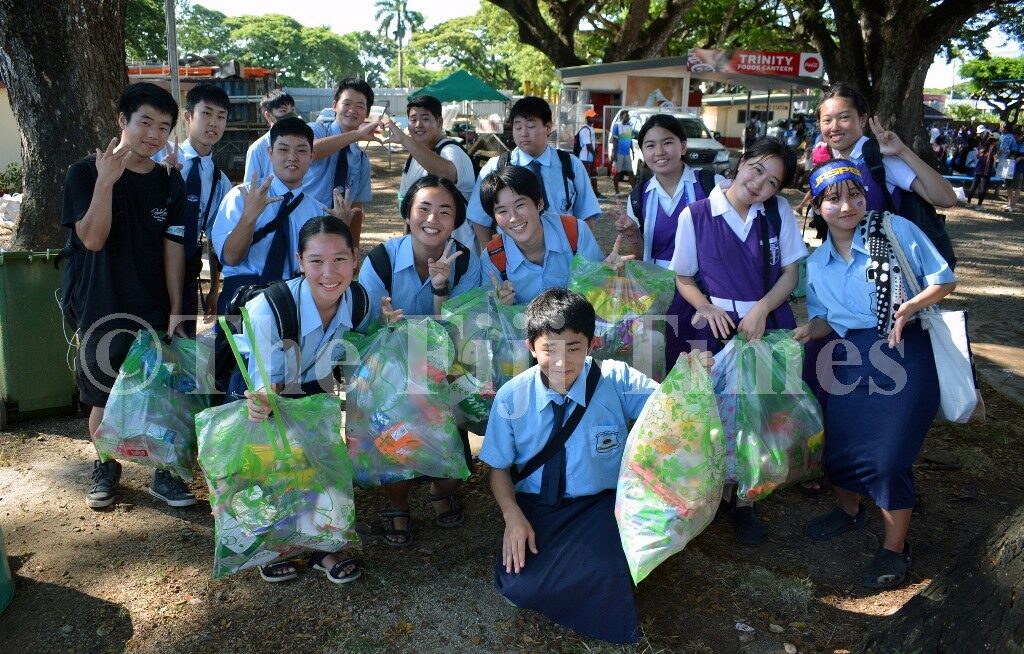 Clean way of life ... Japanese students in Fiji contribute to cleaner ...
