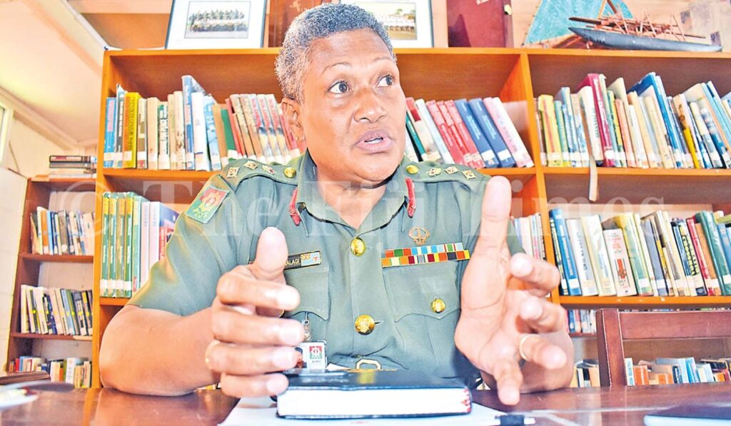 Vananalagi’s journey in the military - The Fiji Times