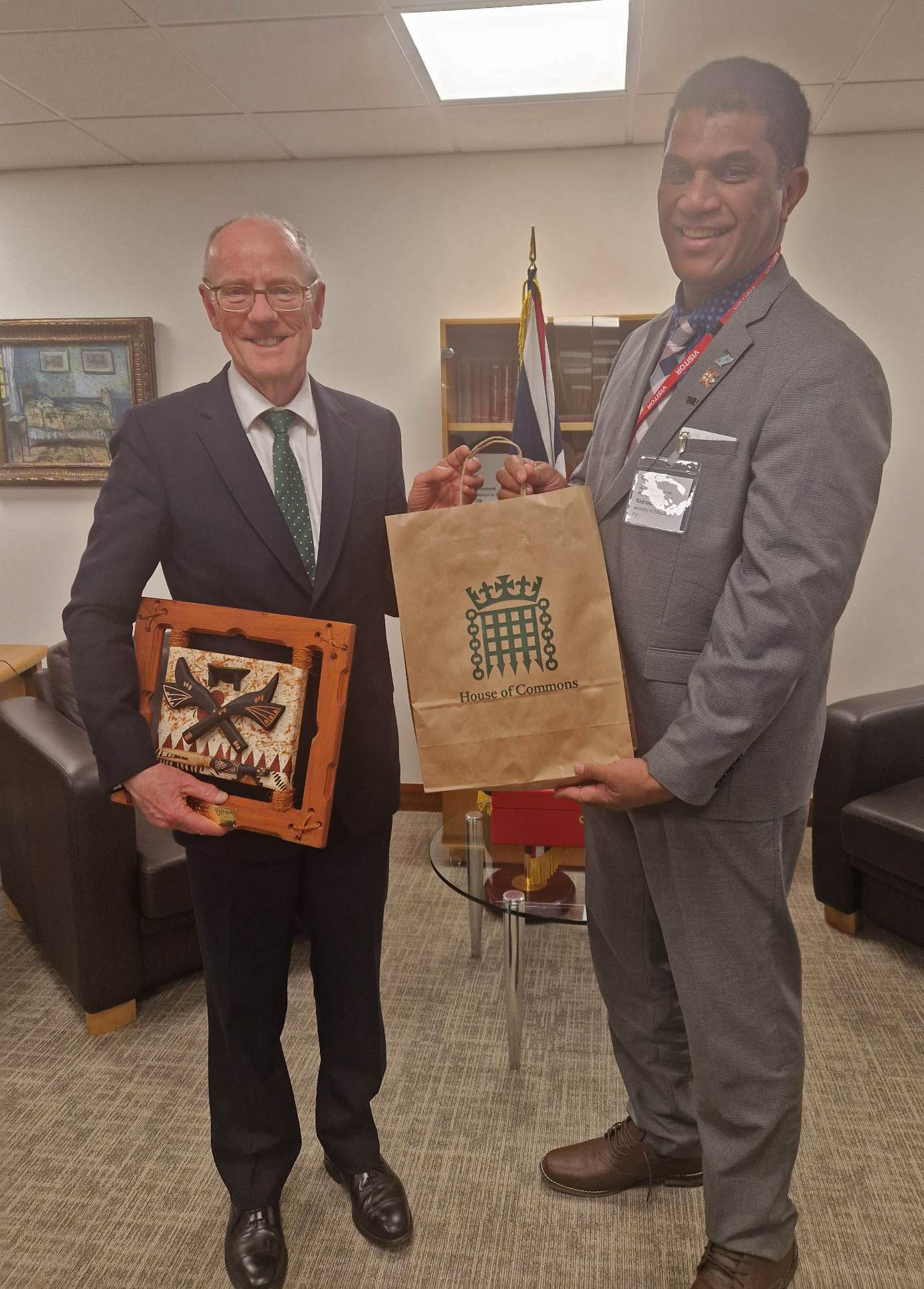 Radrodro holds bilateral meeting with UK Minister for State - The Fiji ...
