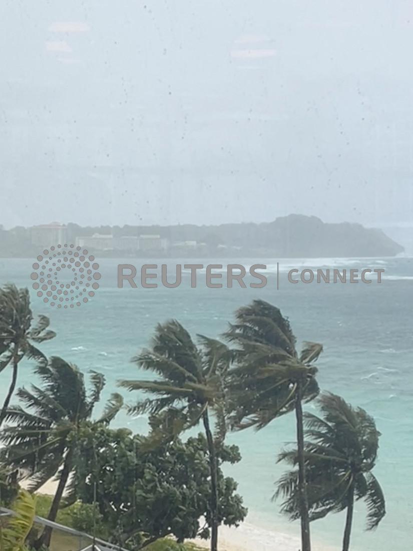Winds intensify as Super Typhoon Mawar batters Guam - The Fiji Times