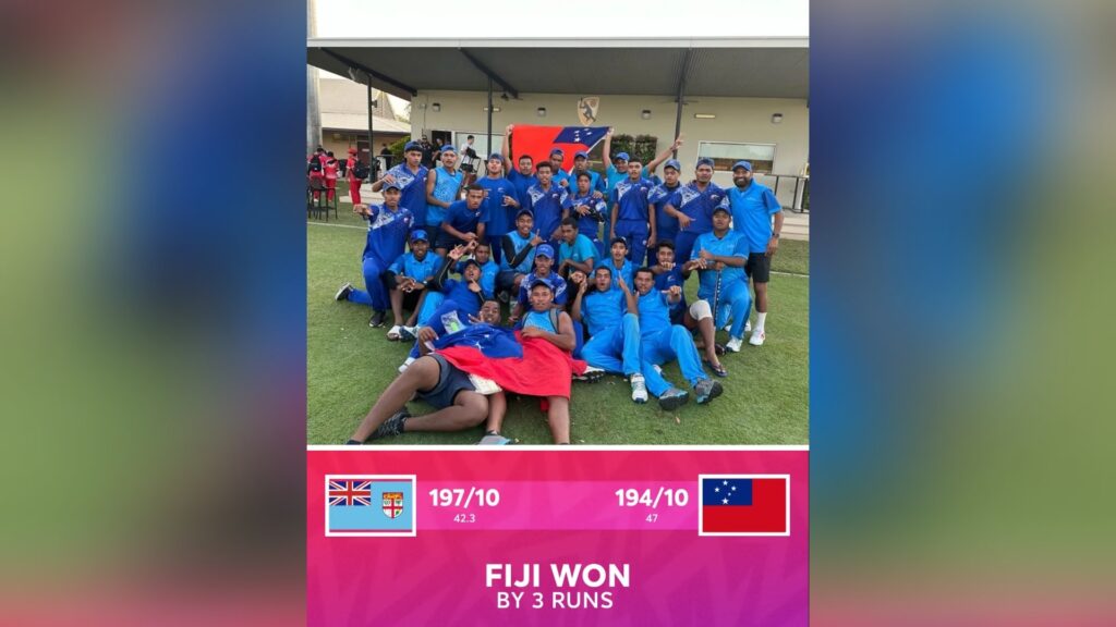 Fiji pips Samoa by three - The Fiji Times