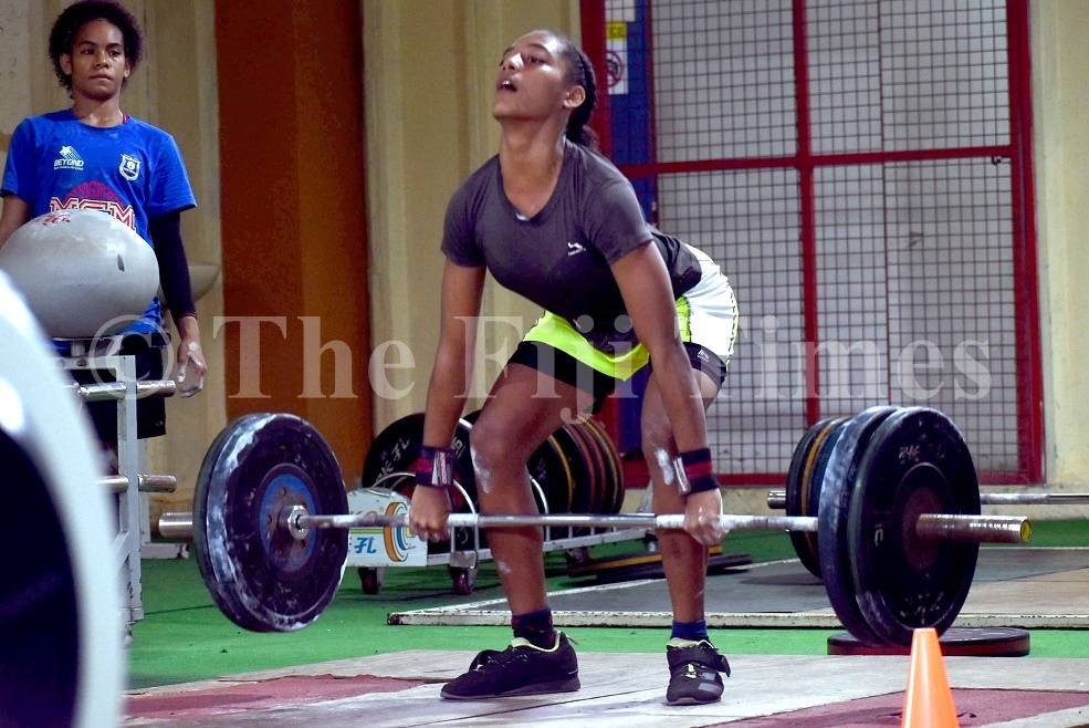 Weightlifters tested in max training - The Fiji Times