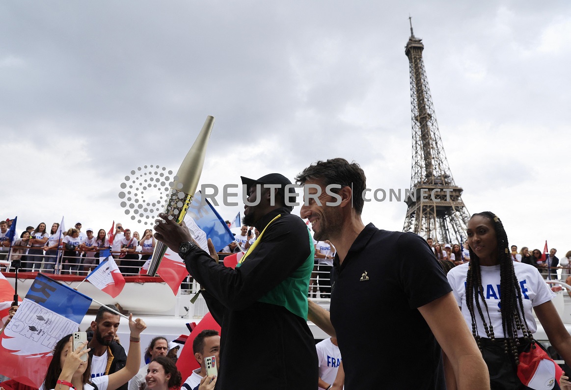 Peace-themed torch unveiled for Paris 2024 Olympics - The Fiji Times