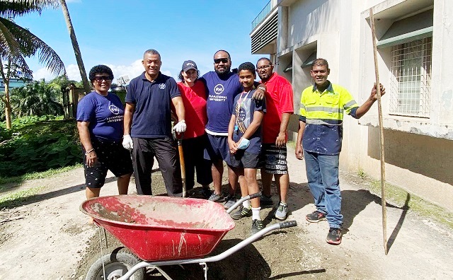 FNU medical professionals cleanup CWM Hospital - The Fiji Times